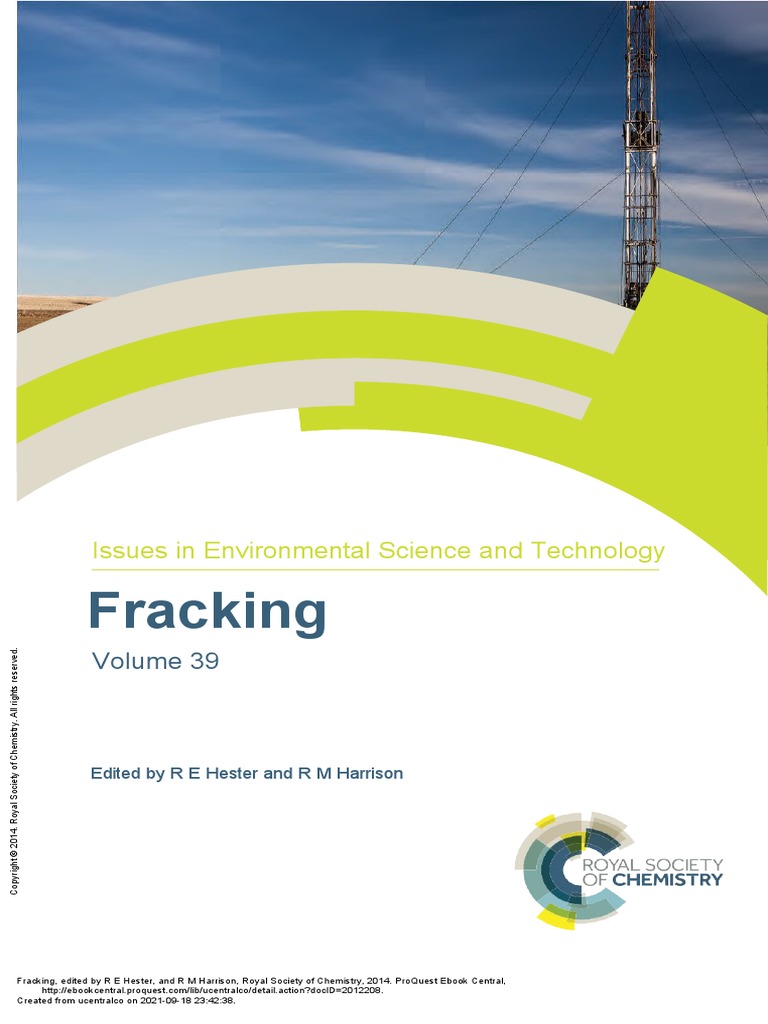Fracking: Issues in Environmental Science and Technology | Download ...