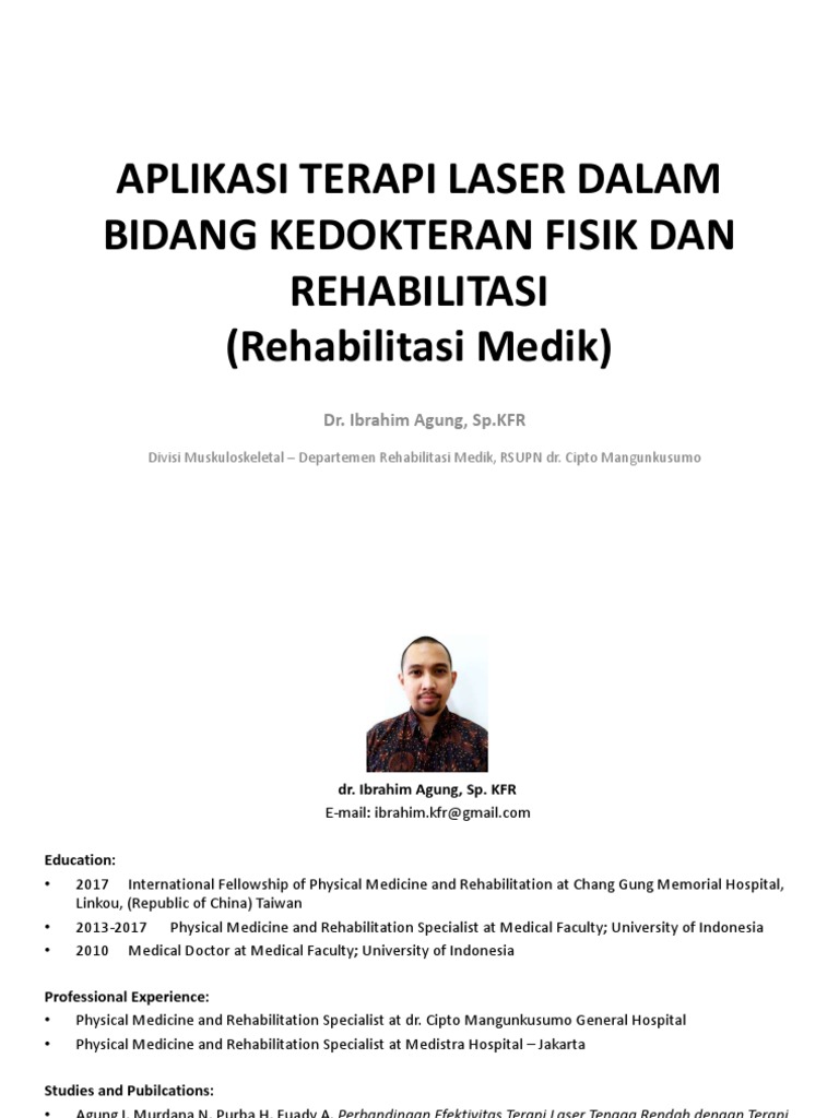 Terapi Laser dalam Rehabilitasi Medis | PDF | Sains & Matematika | Teknologi & Rekayasa