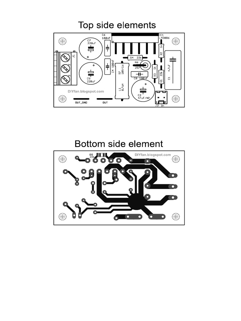 LM3886 Elements 1 | PDF