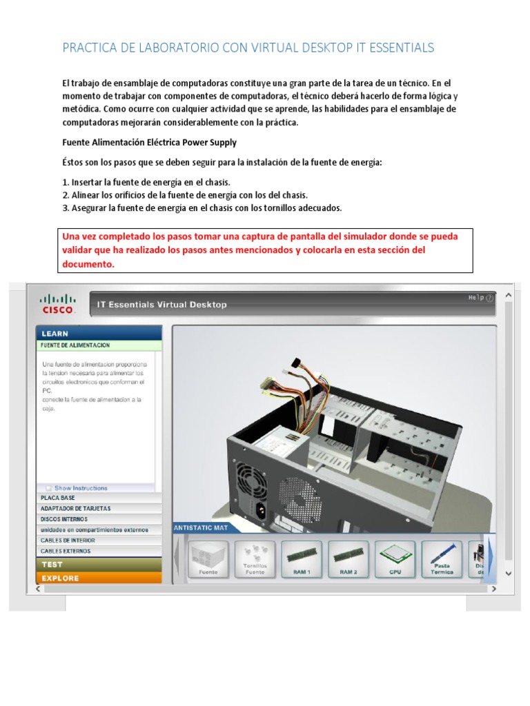 Practica De Laboratorio Con Virtual Carlos Pdf Disco Flexible
