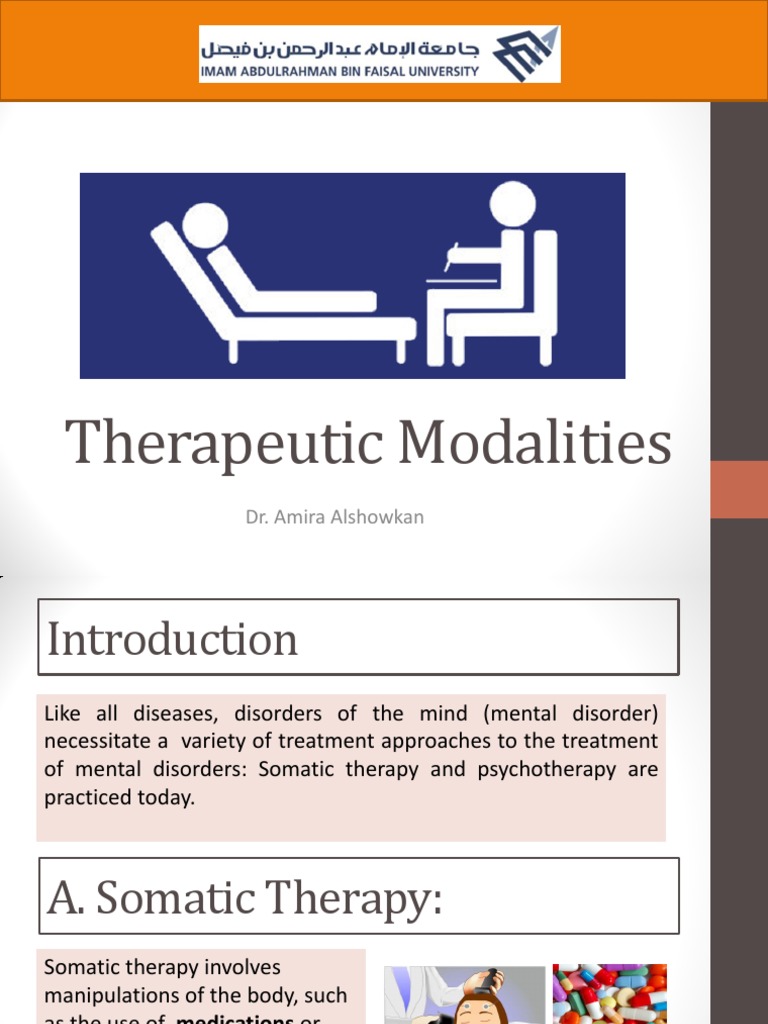 12 - Therapeutic Modalities | PDF | Psychotherapy | Psychoanalysis