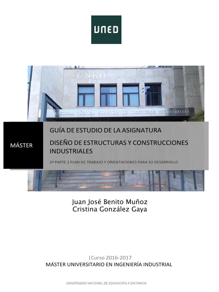 Guía Parte 2 Diseño Estructuras y Constr Ind | PDF | Prueba (evaluación ...