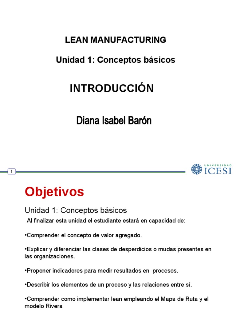 Teoría Introducción A Lean | PDF | Lean Manufacturing | Negocios económicos