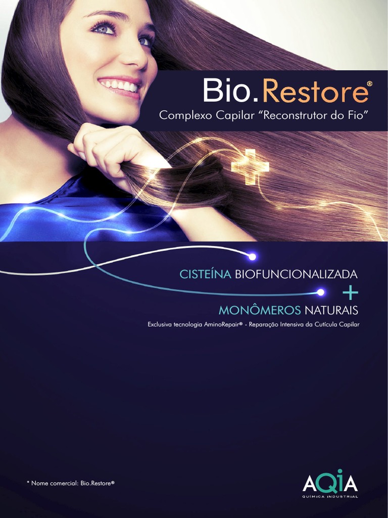 BIO RESTORE Literatura | PDF | Cabelo | Química