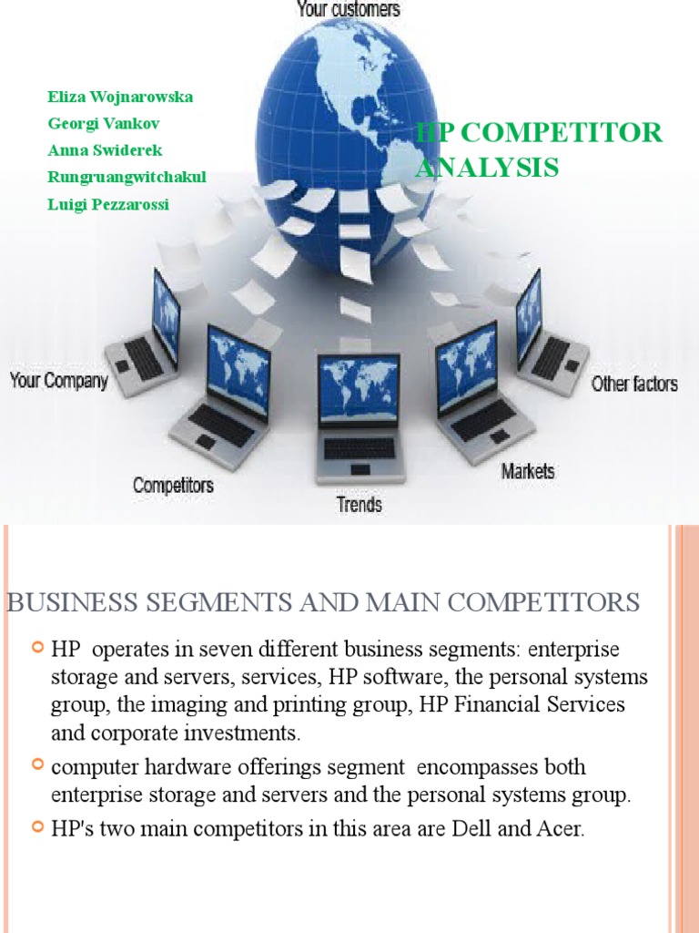 HP Competitor Analysis: Eliza Wojnarowska Georgi Vankov Anna Swiderek ...