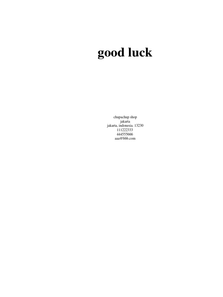 Good Luck: Chupachup Shop Jakarta Jakarta, Indonesia. 13230 111222333 ...