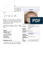 Guía de Unidades de Presión en el SI | PDF