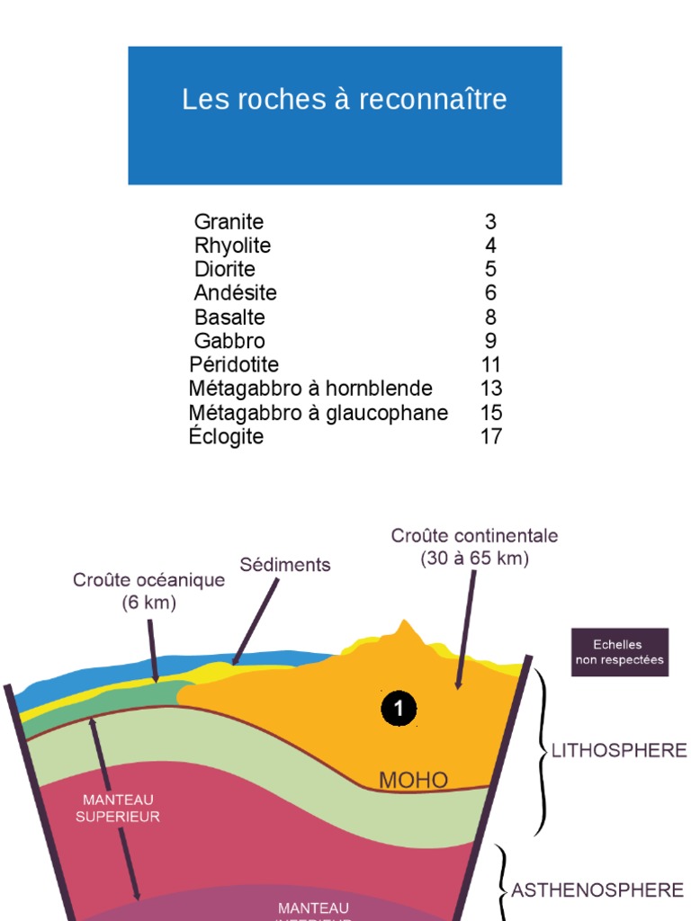 Exemples de roches grenues | PDF | Granit | Roche