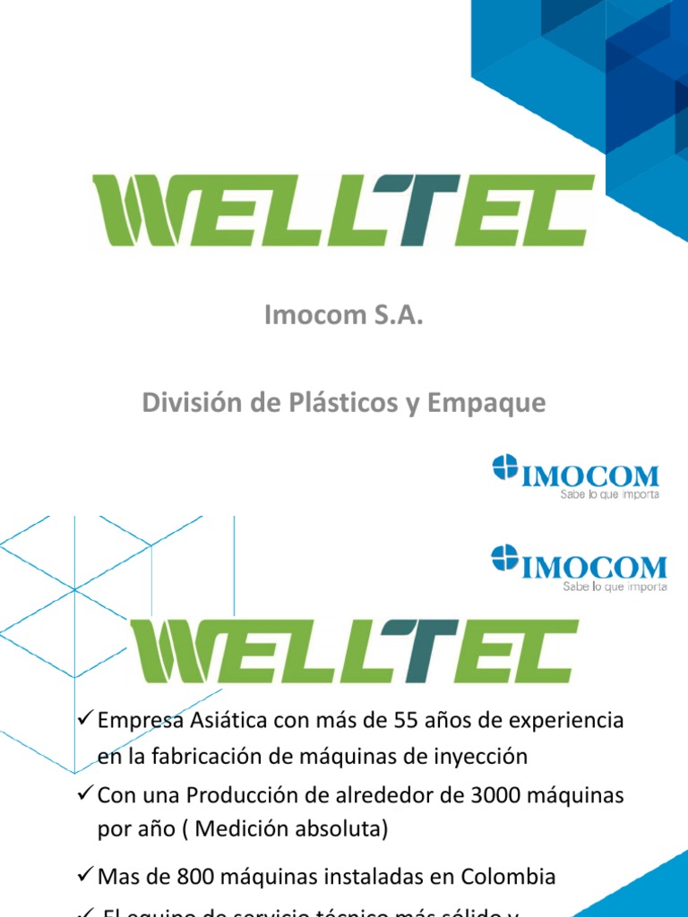 Línea Plásticos Welltec | PDF