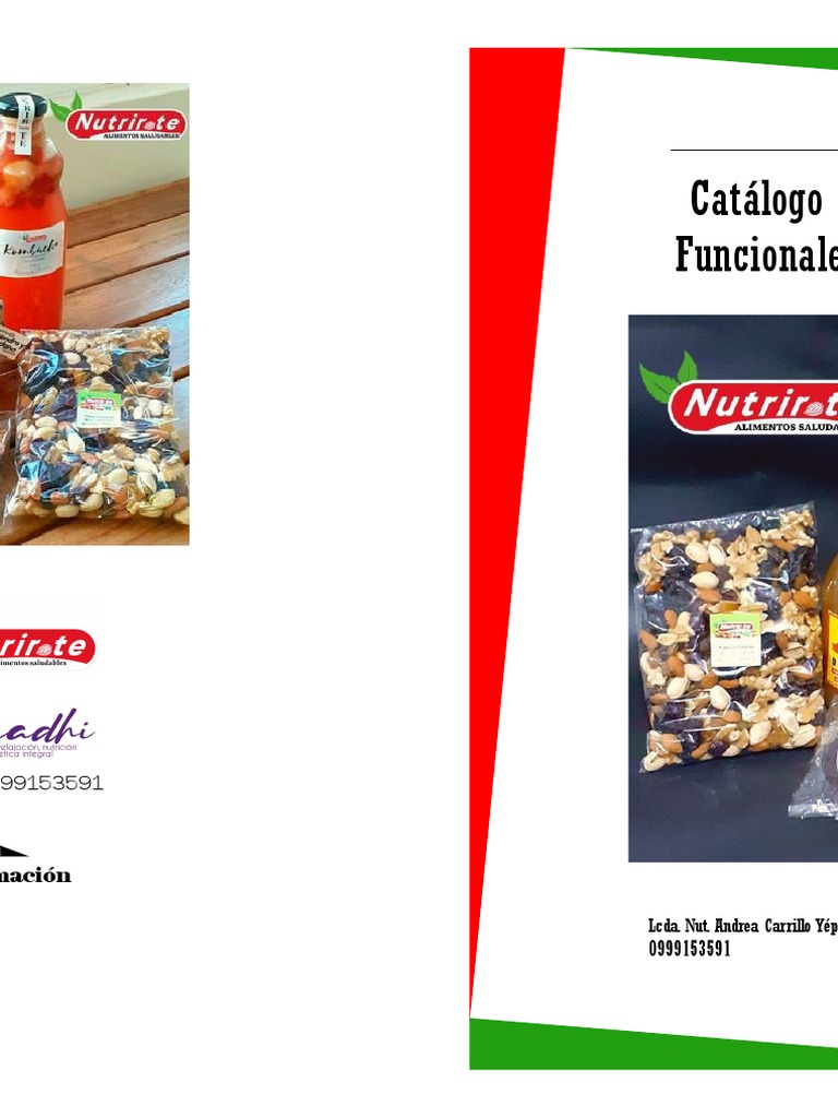 Manual de Alimentos Funcionales Nutrirte | PDF | Alimentos | Comida ...