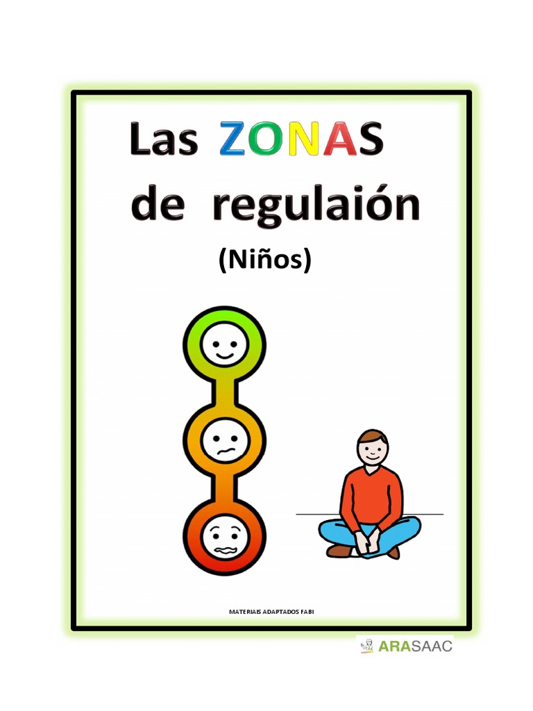 Material TEACCH Las Zonas de Regulación Niños | PDF