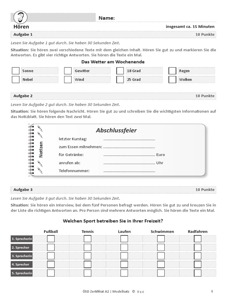ZA2 Modellsatz HV | PDF