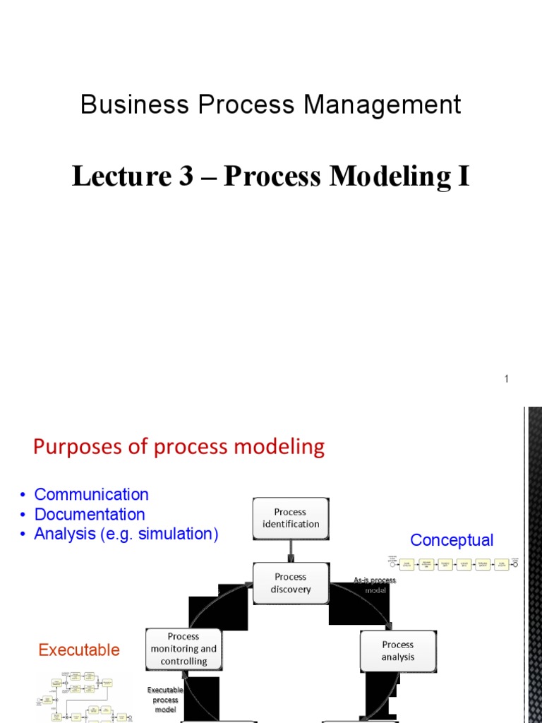 Business Process Management: Lecture 3 - Process Modeling I | PDF ...