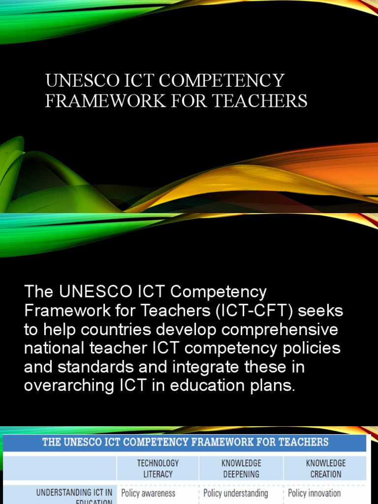 UNESCO Ict Competency Framework For Teachers | PDF