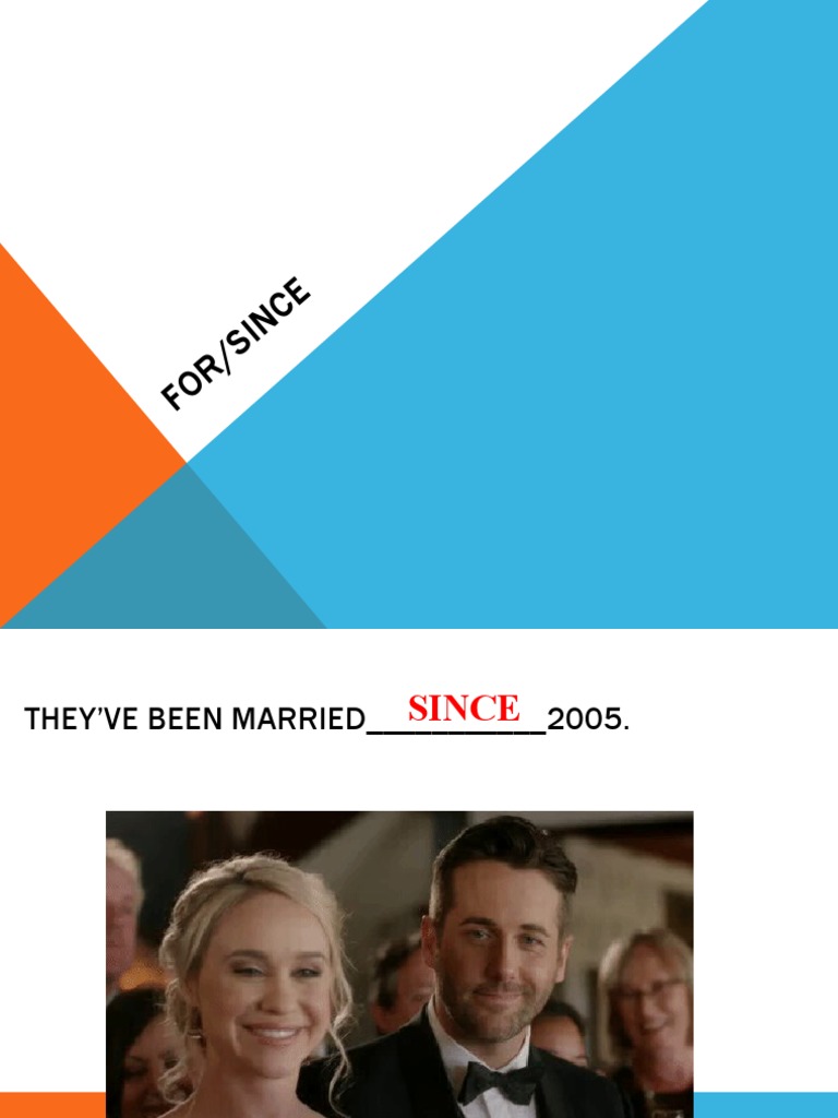 For or Since Conversation Topics Dialogs Fun Activities Games G ...