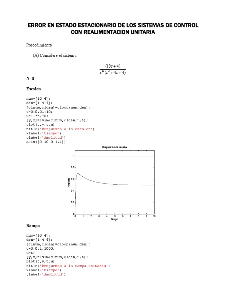 ERROR en ESTA ESTACIO DE SIST DE CONT CON REALIMEN UNIT Practica | PDF