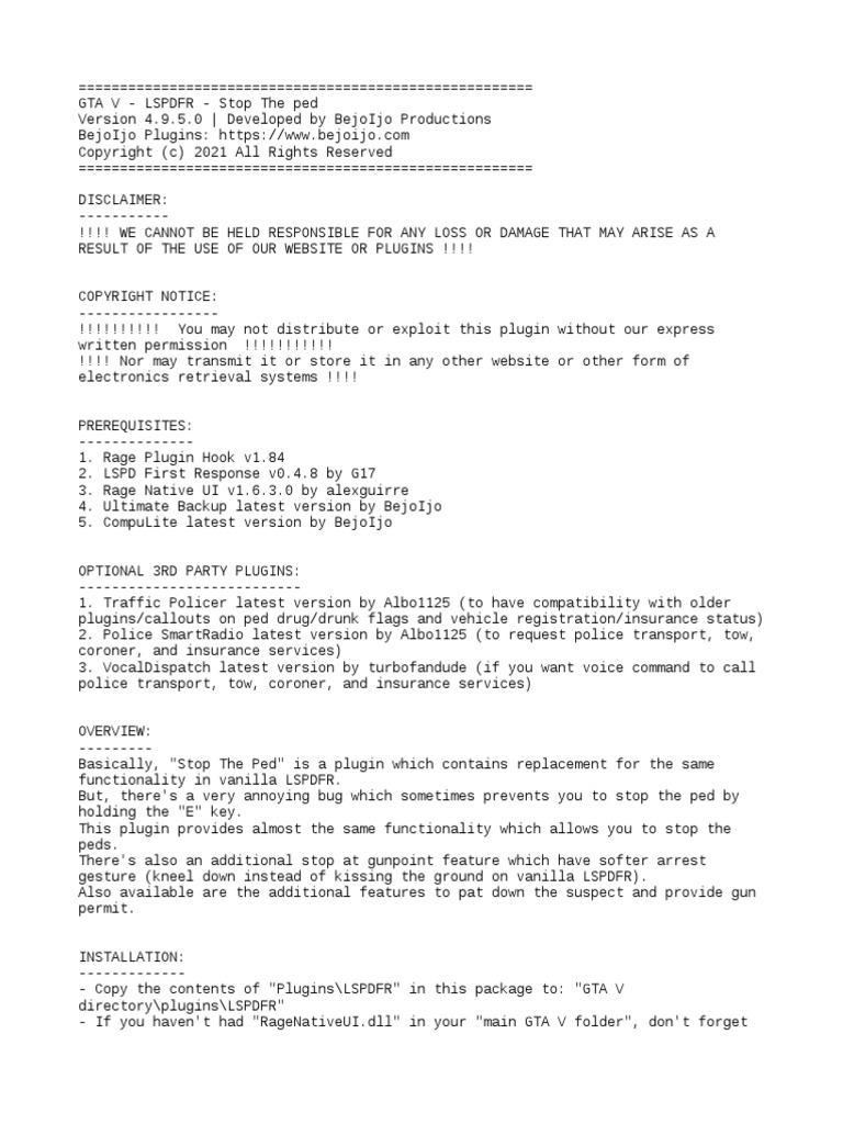 Readme | PDF | Traffic Stop | Software Bug