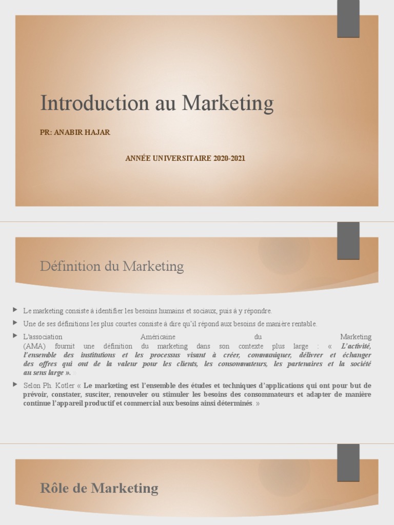 Introduction Au Marketing | PDF | Commercialisation | Marque