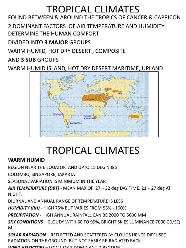 Tropical Climates | PDF | Climate | Humidity