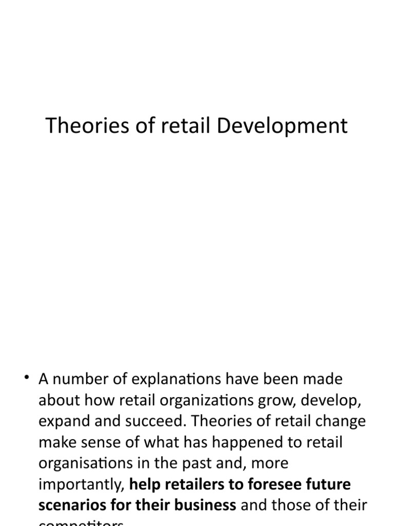 Retail Theories | PDF | Retail | Innovation