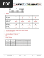 Astatine and Group 7 Reactions | PDF | Iodine | Chemical Compounds