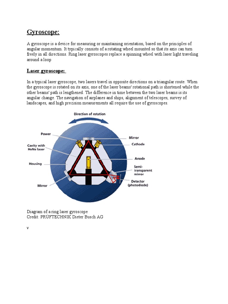 Gyroscope | PDF