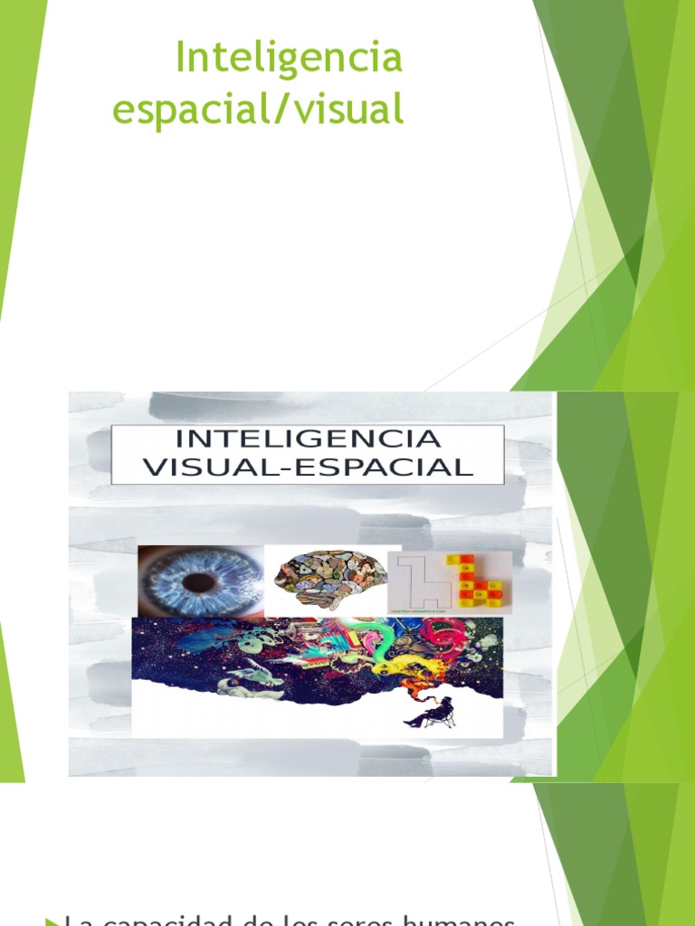 Presentación Inteligencia Espacial. | PDF | Inteligencia | Percepción