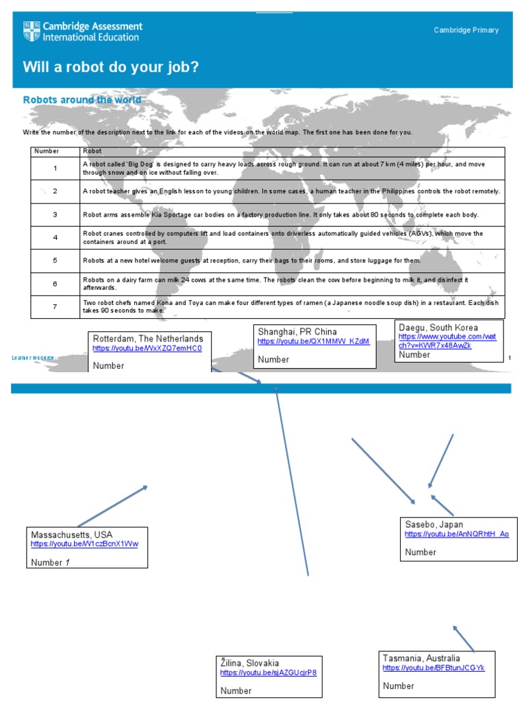 Will A Robot Do Your Job | PDF | Robot | Robotics