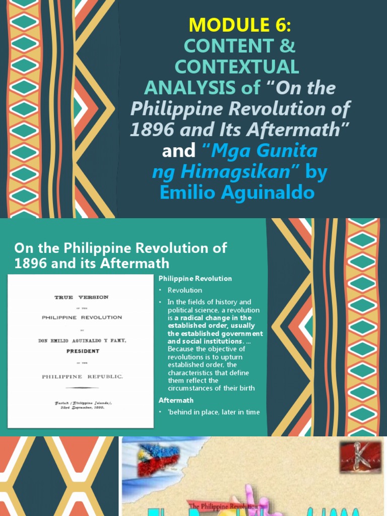 Analysis of the 1896 Philippine Revolution | PDF
