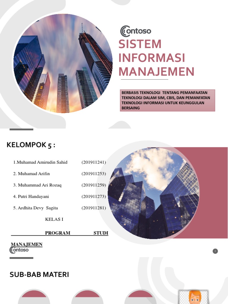 Sistem Informasi Manajemen Pemanfaatan Teknologi SIM, CBIS, Dan Keunggulan Bersaing | PDF