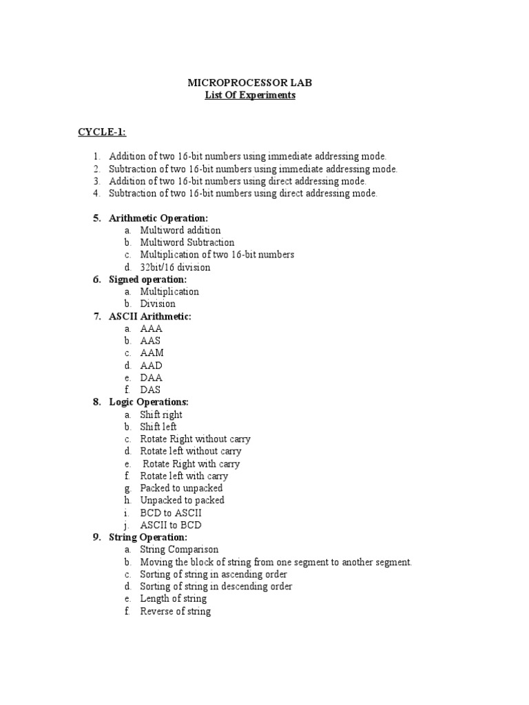 List of Experiments | PDF | String (Computer Science) | Input/Output