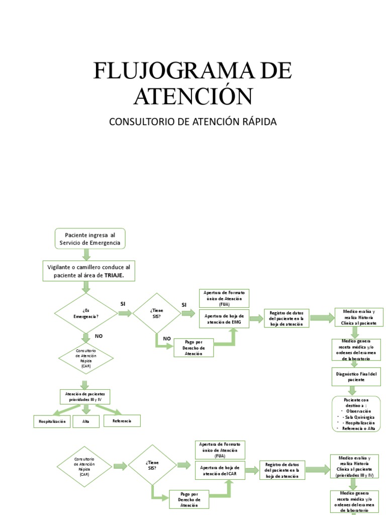 Flujograma de Atención | PDF | Hospital | Enfermedades y trastornos
