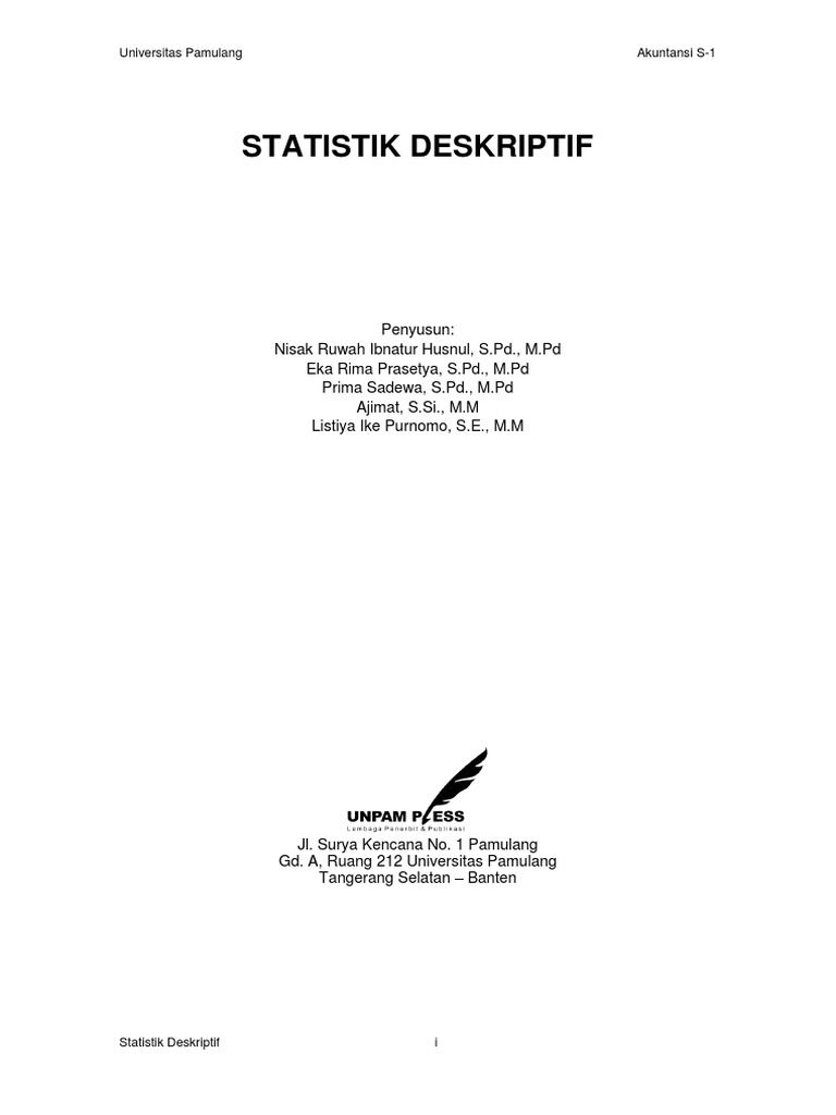 Sak0233 Statistik Deskriptif-Full | PDF
