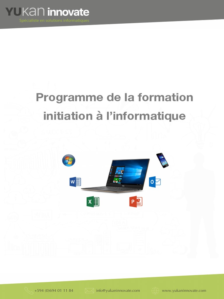 Formation Programe Initiation Informatique | PDF | Application | Informatique