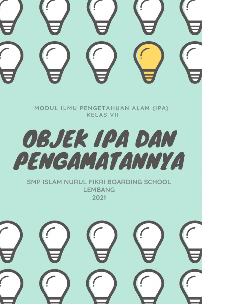 IPA - MODUL 1 - Objek IPA Dan Pengamatannya | PDF