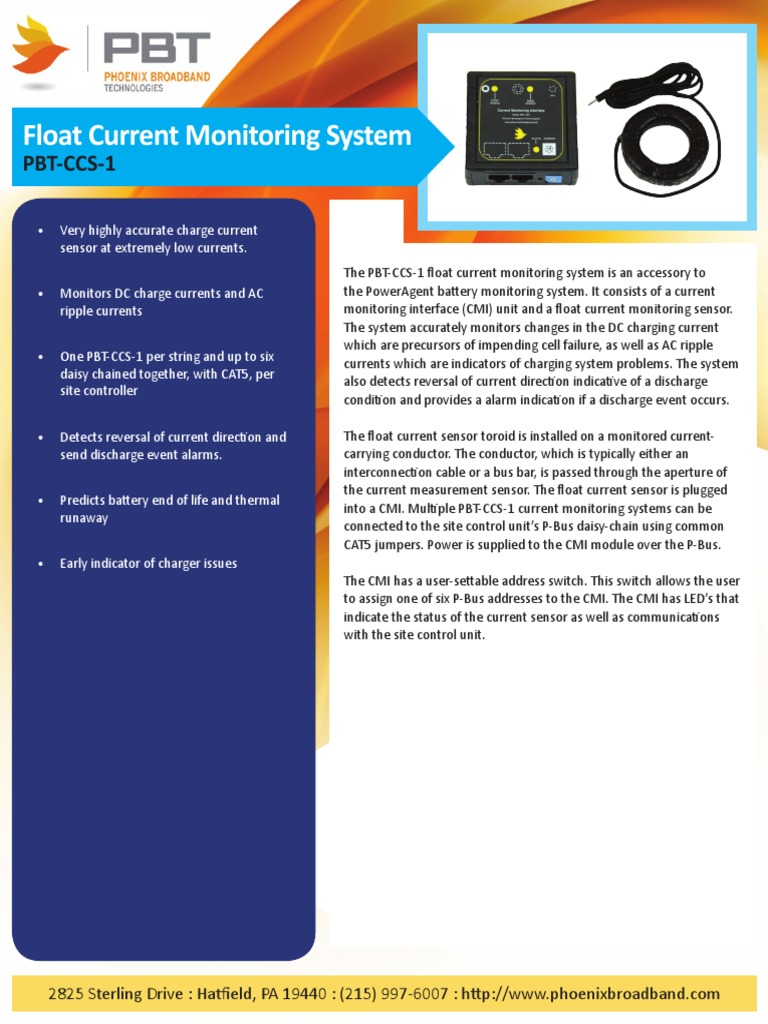 PBT Data Sheet Bms Pa Ccs 1 | PDF | Telecommunications | Electrical ...
