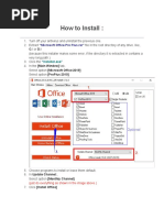 MS Office 2007 Installation Procedures | PDF