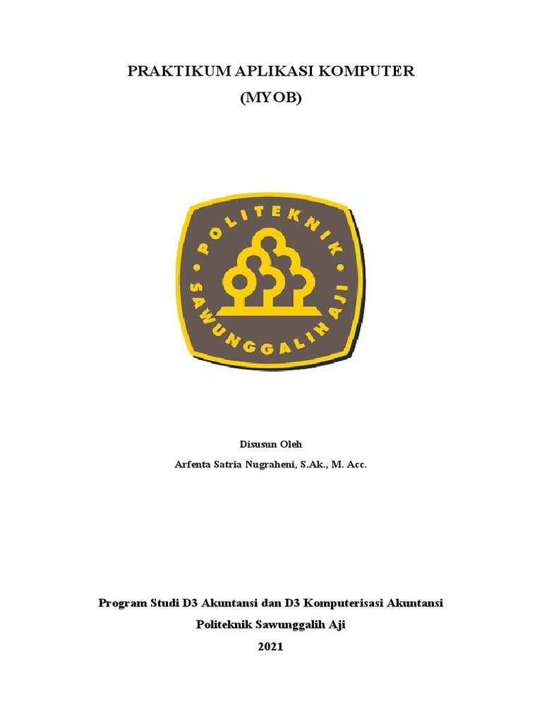 Modul Perusahaan Dagang Praktikum Aplikasi Akuntansi MYOB | PDF Modul Perusahaan Dagang Praktikum Aplikasi Akuntansi MYOB | PDF