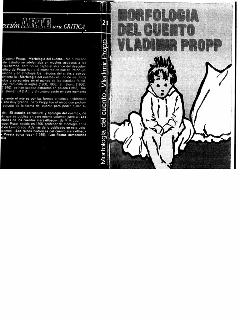 Morfologia Del Cuento Vladimir Propp Libro | PDF