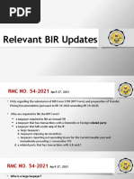 Guidelines for BIR Form 1709 Submission | PDF | Taxes | Audit