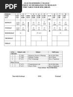 How To Guide For Class Timetable On CELCAT | PDF