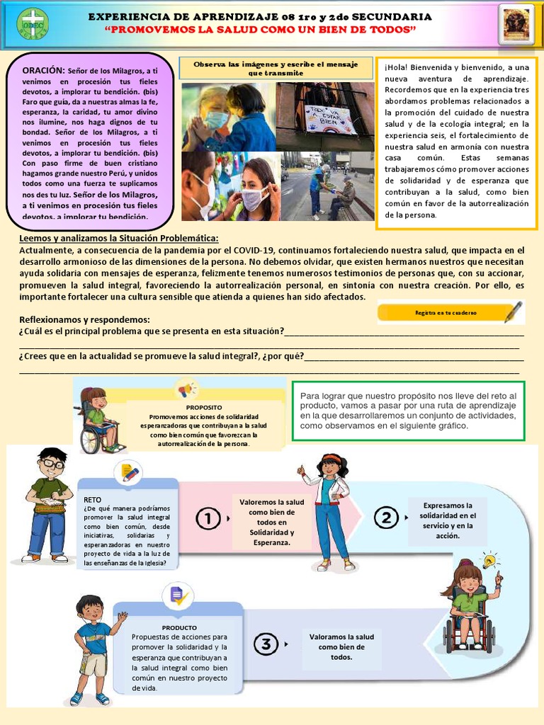 Experiencia de Aprendizaje 08 - Actvidad 01 | PDF
