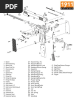 Ruger Mini 14 Parts Overview | PDF | Trigger (Firearms) | Projectiles