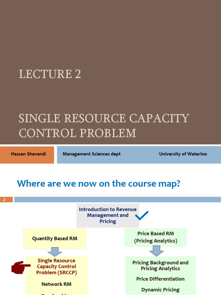 Single Resource Capacity Control (S20) | Download Free PDF | Business ...