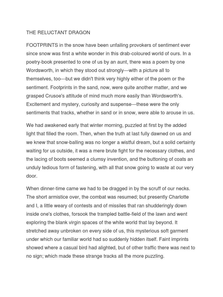 The Reluctant Dragon | PDF