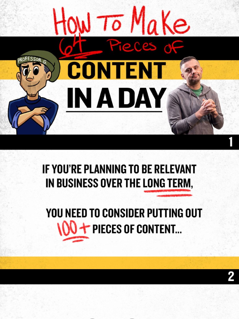 Gary Vee Content Deck | PDF