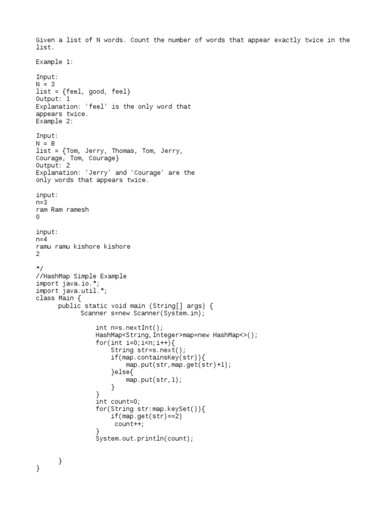 Count Words and Subarrays in Java | PDF | Software Development | Computer Engineering