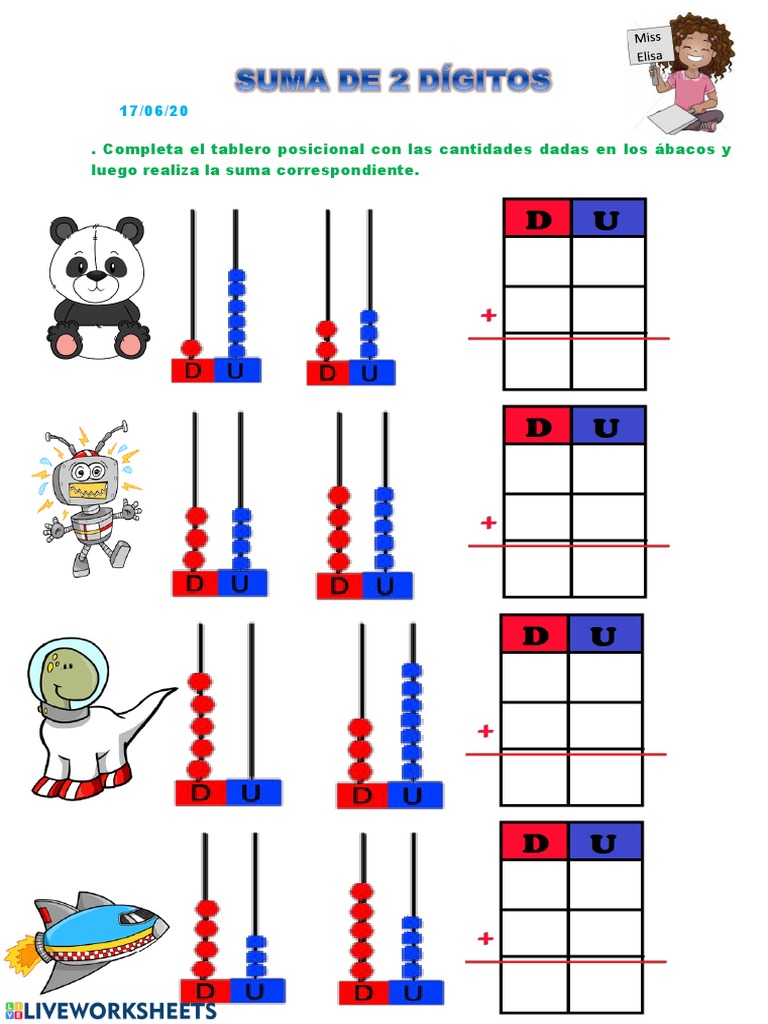 Suma Con Decenas | PDF