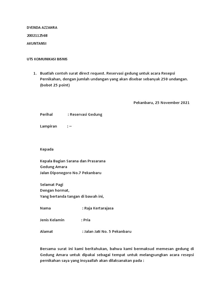 Dyenda Azzahra - Uts Kombis | PDF