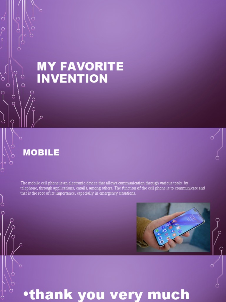 My Favorite Invention | PDF